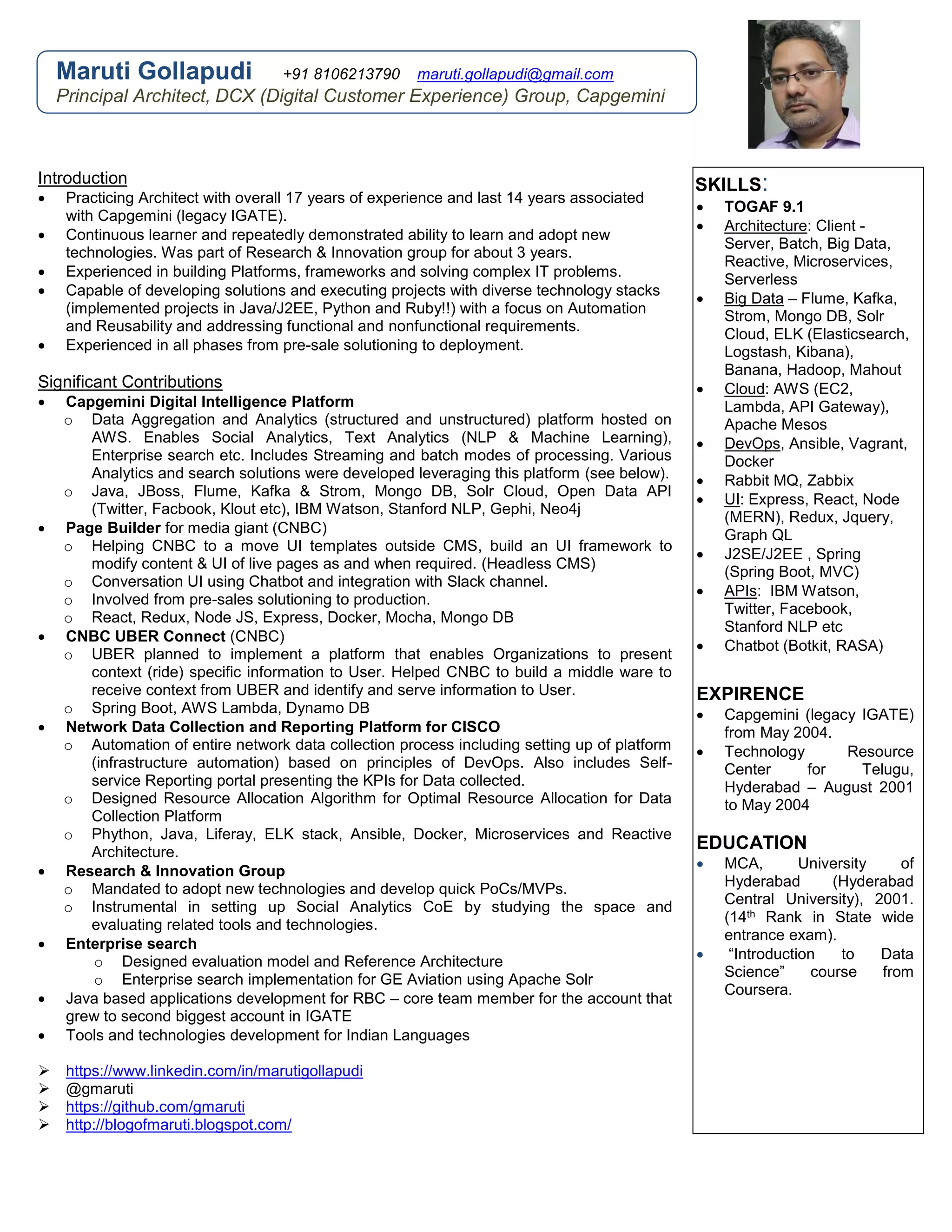 Maruti gollapudi cv | PDF