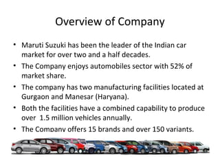 Maruti manesar | PPT | Automotive Industry | Industries