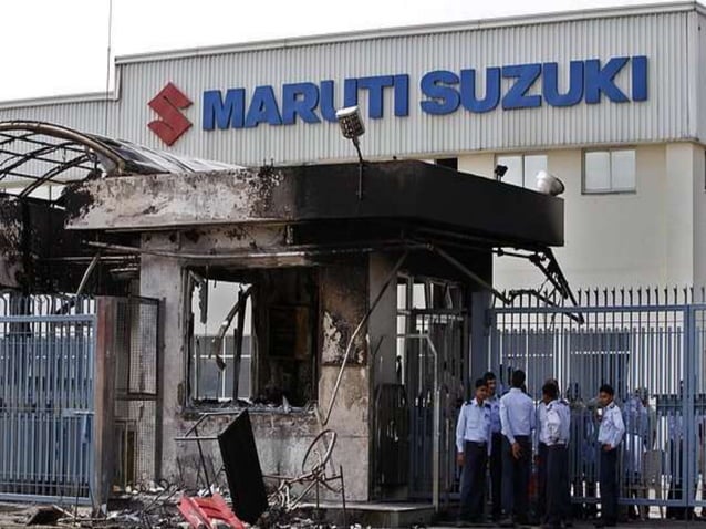 Maruti Manesar Dispute (Human Resource management issue) Assignment | PPTX