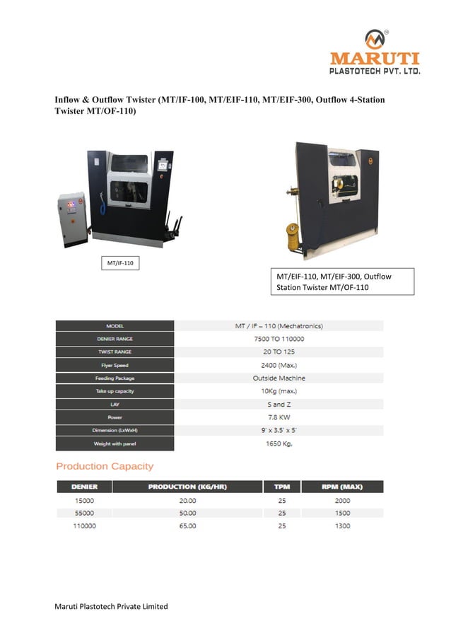 Maruti Plastotech.pdf | Manufacturing Industry | Industries