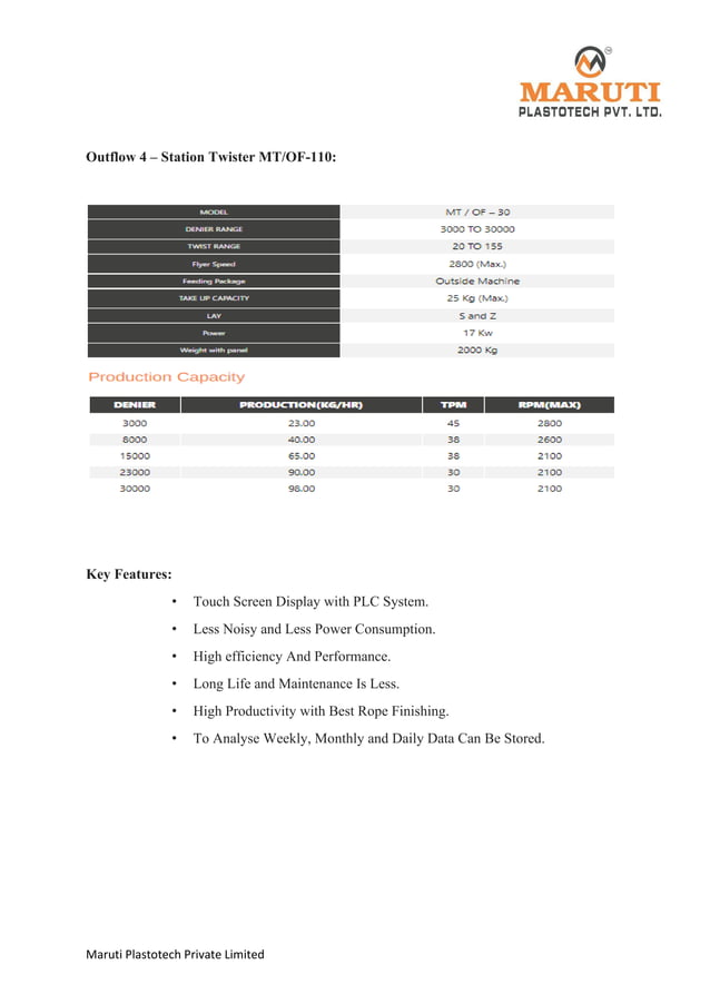 Maruti Plastotech.pdf | Manufacturing Industry | Industries