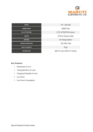 Maruti Plastotech.pdf | Manufacturing Industry | Industries