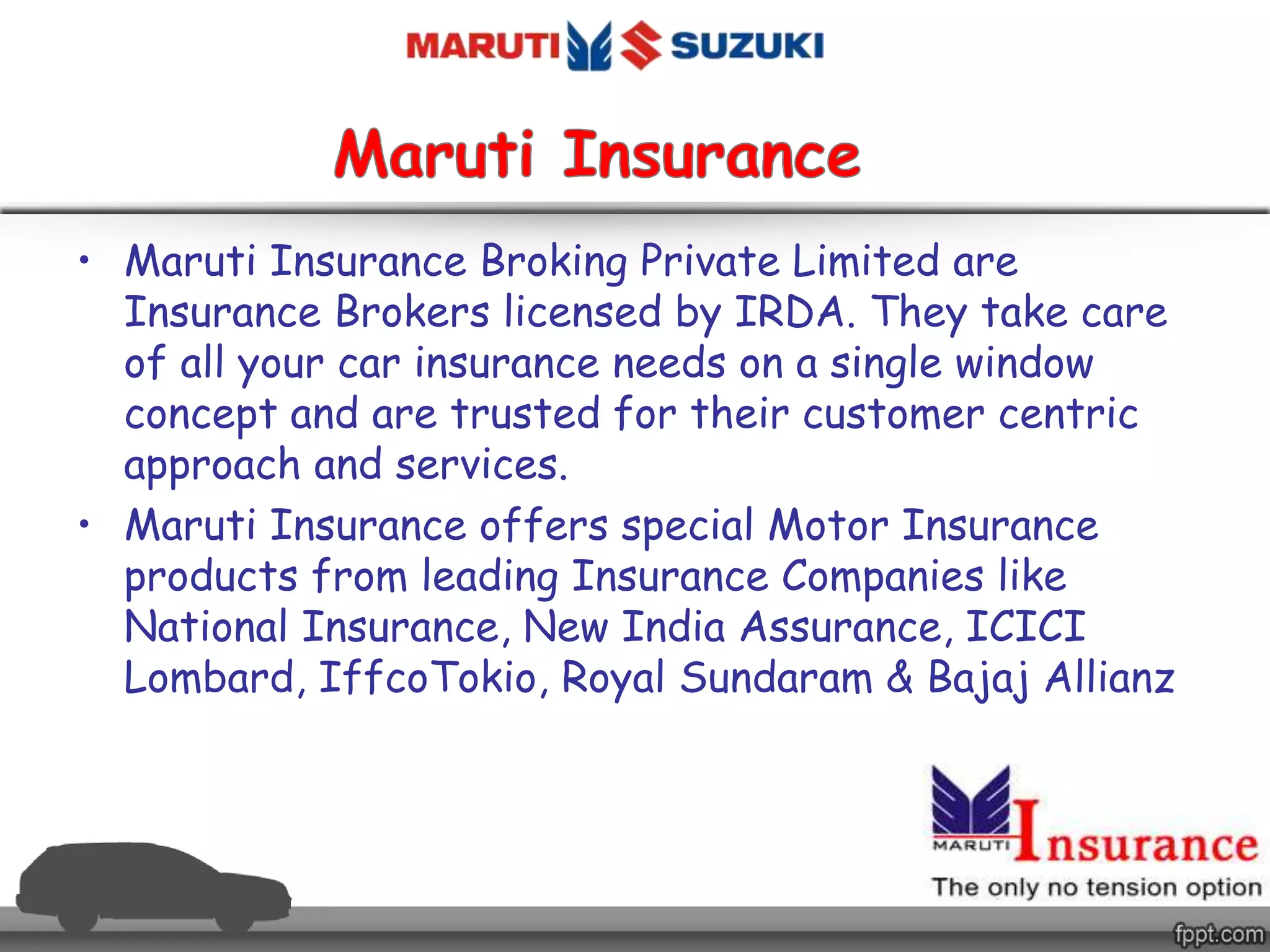 Maruti suzuki (PPT) power point presentation | PPTX