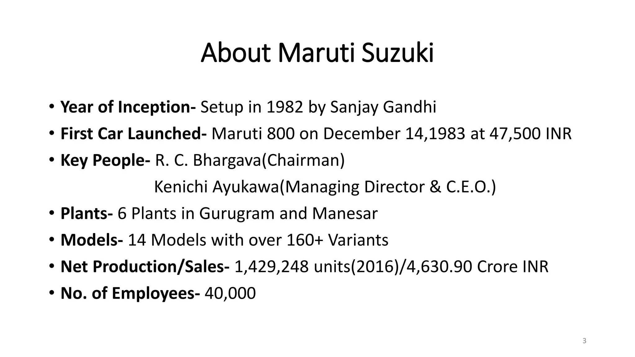 Maruti suzuki | PPTX