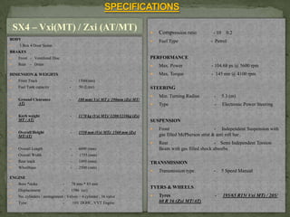 Maruti suzuki cars specifications | PPTX