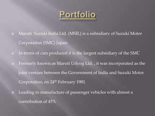 Maruti suzuki csr activity | PPTX