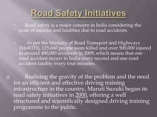 Maruti suzuki csr activity | PPTX