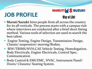 Maruti suzuki india ltd | PPTX | Automotive Industry | Industries