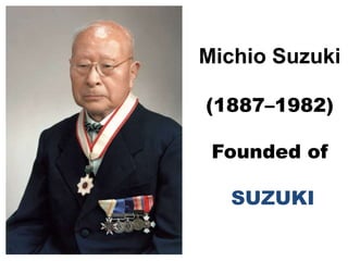 MARUTI SUZUKI (The origin of people’s car) | PPTX