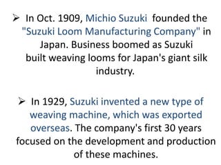 MARUTI SUZUKI (The origin of people’s car) | PPTX | Automotive Industry ...