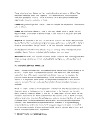Maruti udyog limited | DOC
