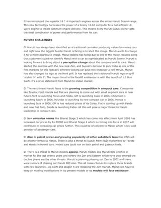 Maruti udyog limited | DOC
