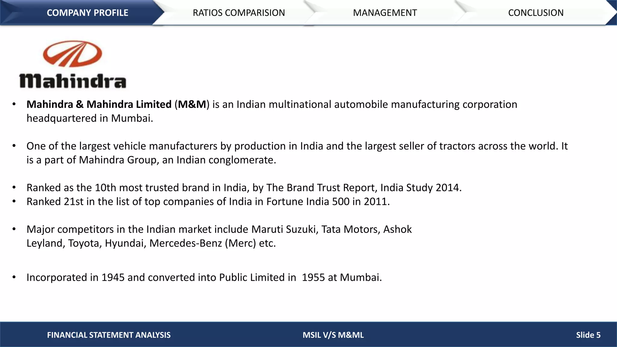 Maruti vs mahindra | PPTX