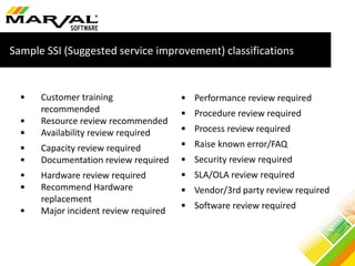 Marval's innovative continual service improvement approach | PPT