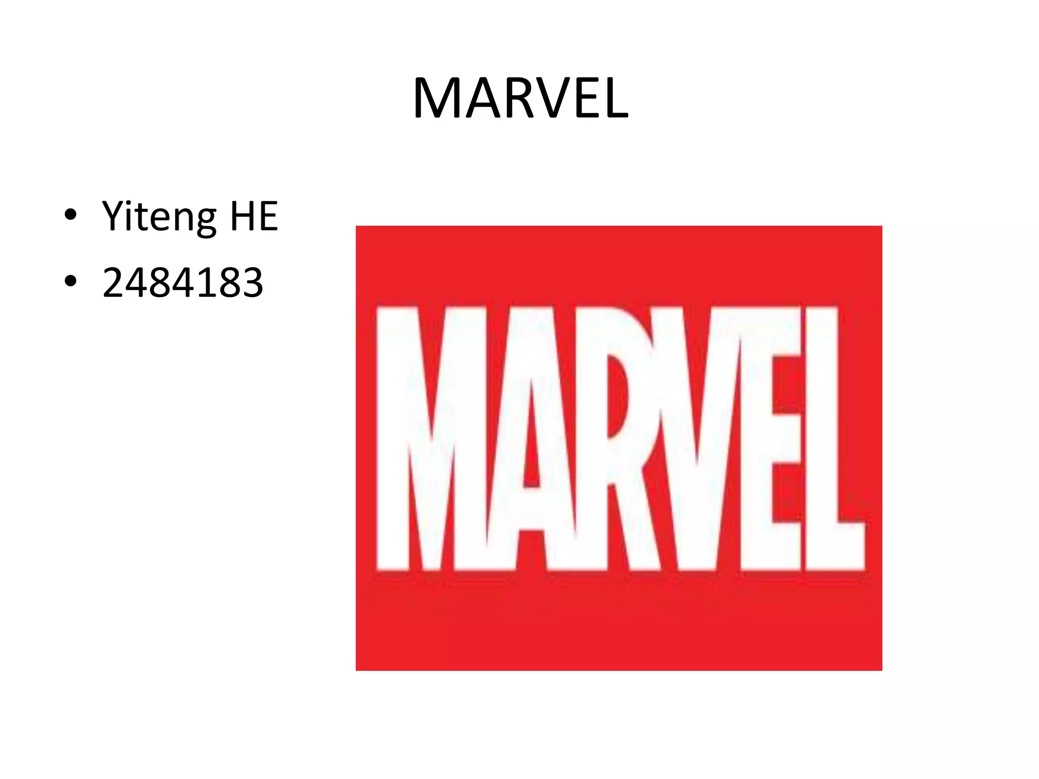Marvel | PPTX