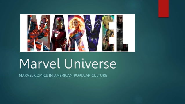 Marvel comics in American popular culture | PPT