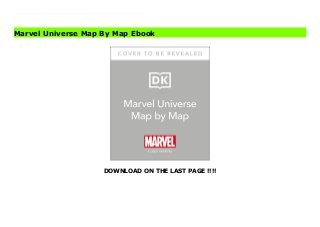 Marvel Universe Map By Map Ebook