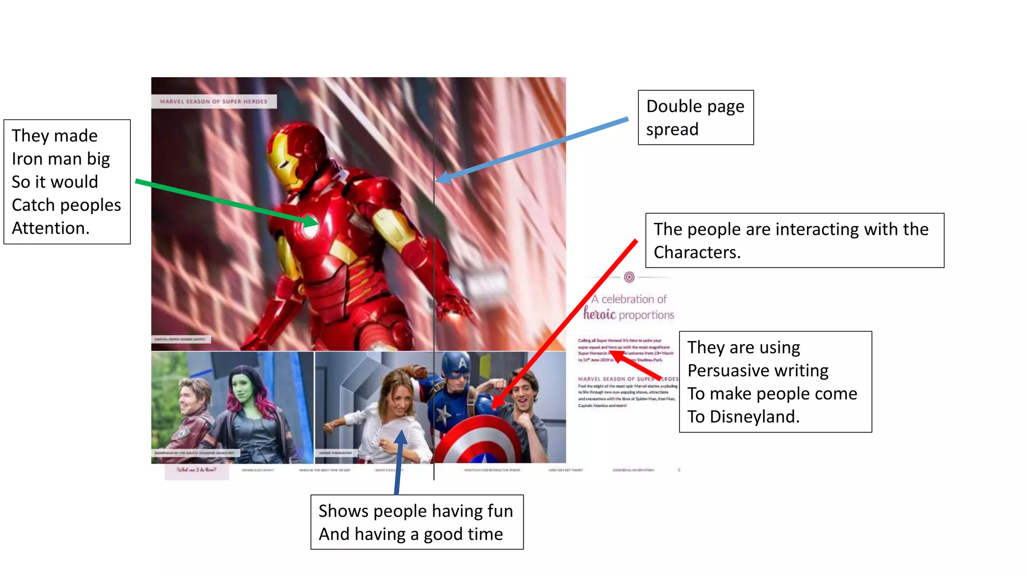 Marvel brochure worksheet | PPTX