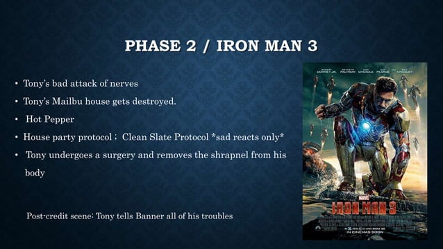 Marvel cinematic universe | PPTX