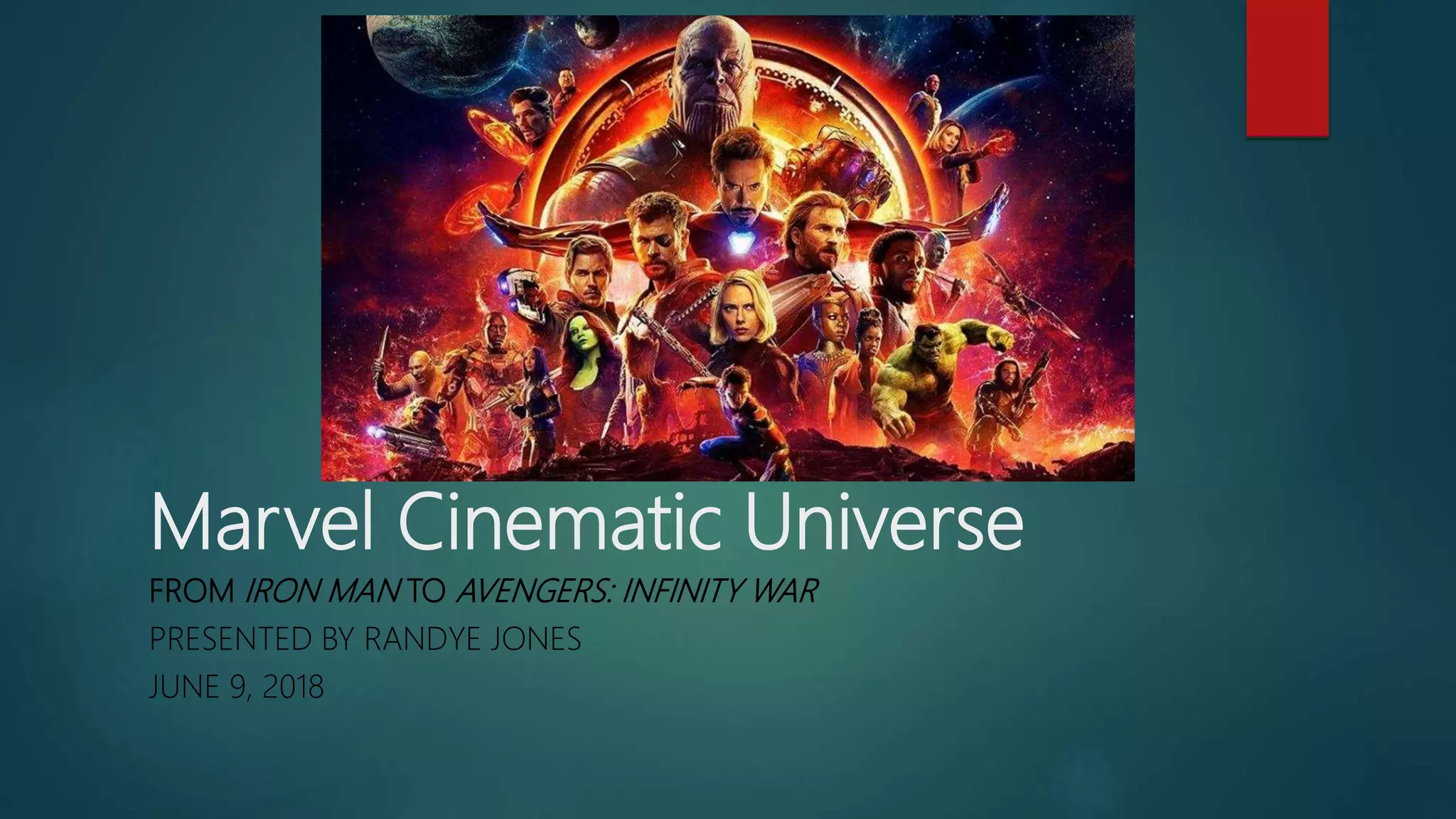 Marvel Cinematic Universe Presentation | PPTX