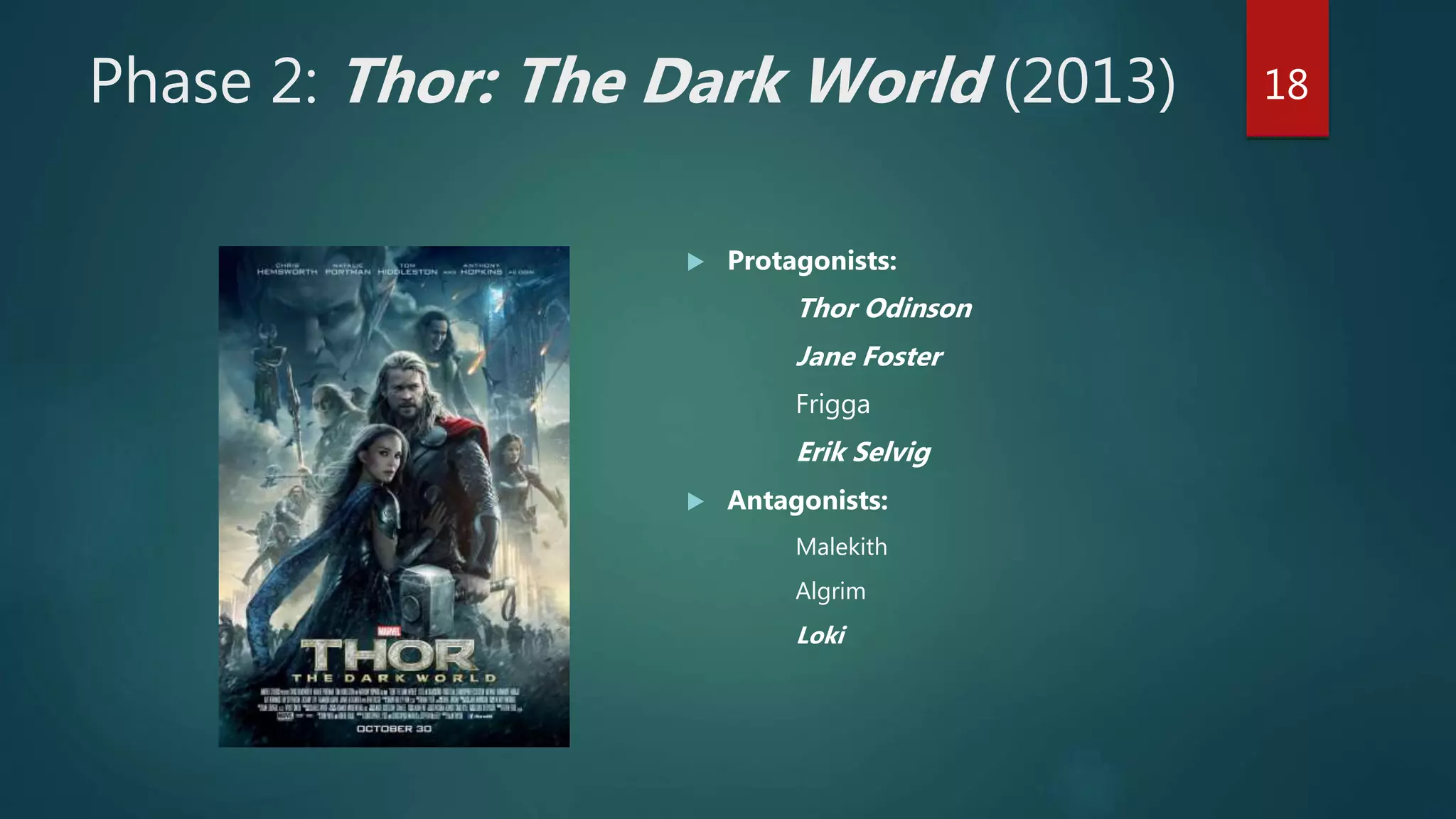 Marvel Cinematic Universe Presentation | PPTX