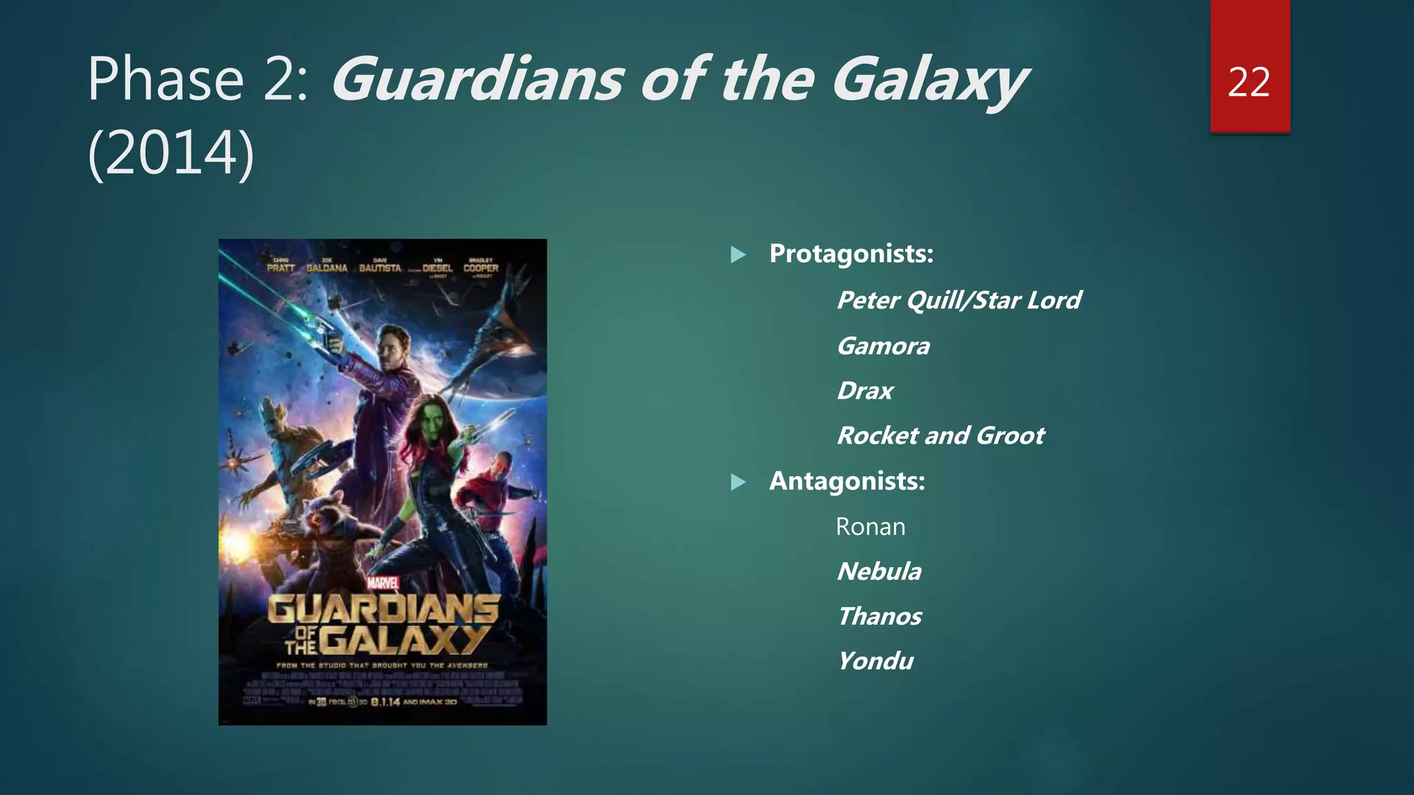 Marvel Cinematic Universe Presentation | PPTX