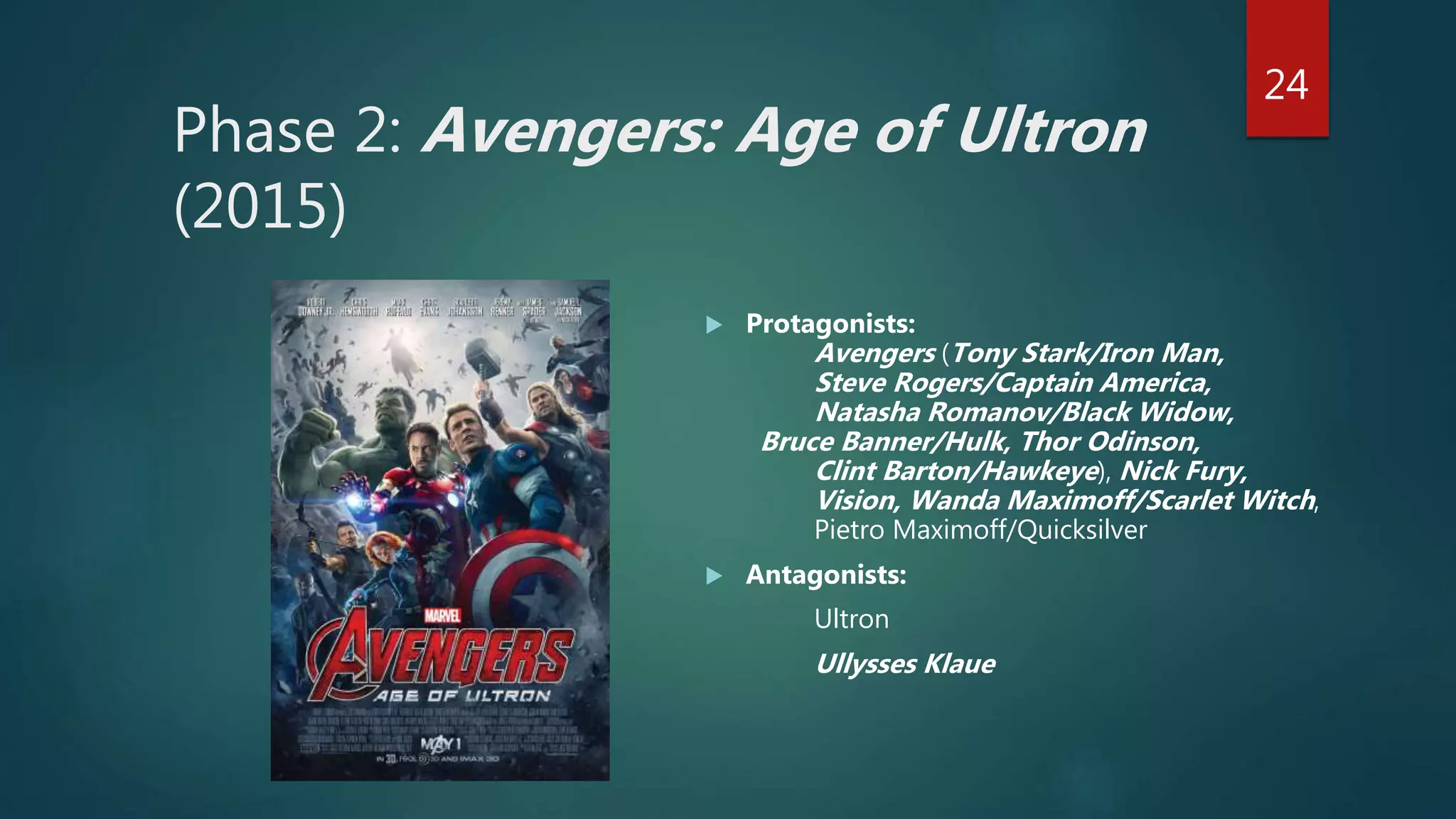 Marvel Cinematic Universe Presentation | PPTX