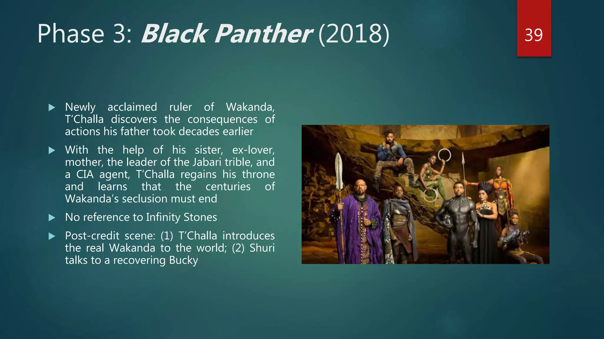 Marvel Cinematic Universe Presentation | PPTX