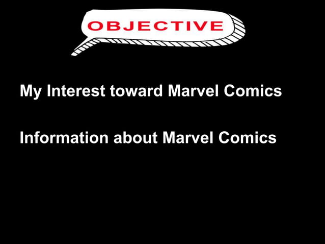 Marvel comics | PPT