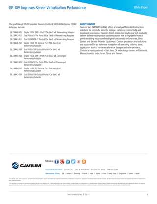 Marvell SR-IOV Improves Server Virtualization Performance | PDF