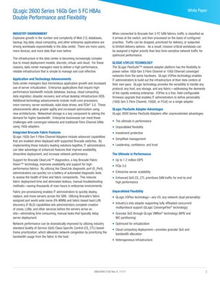 Marvell QLogic 2600 Series 16Gb Gen 5 FC HBAs Double Performance and Flexibility | PDF ...