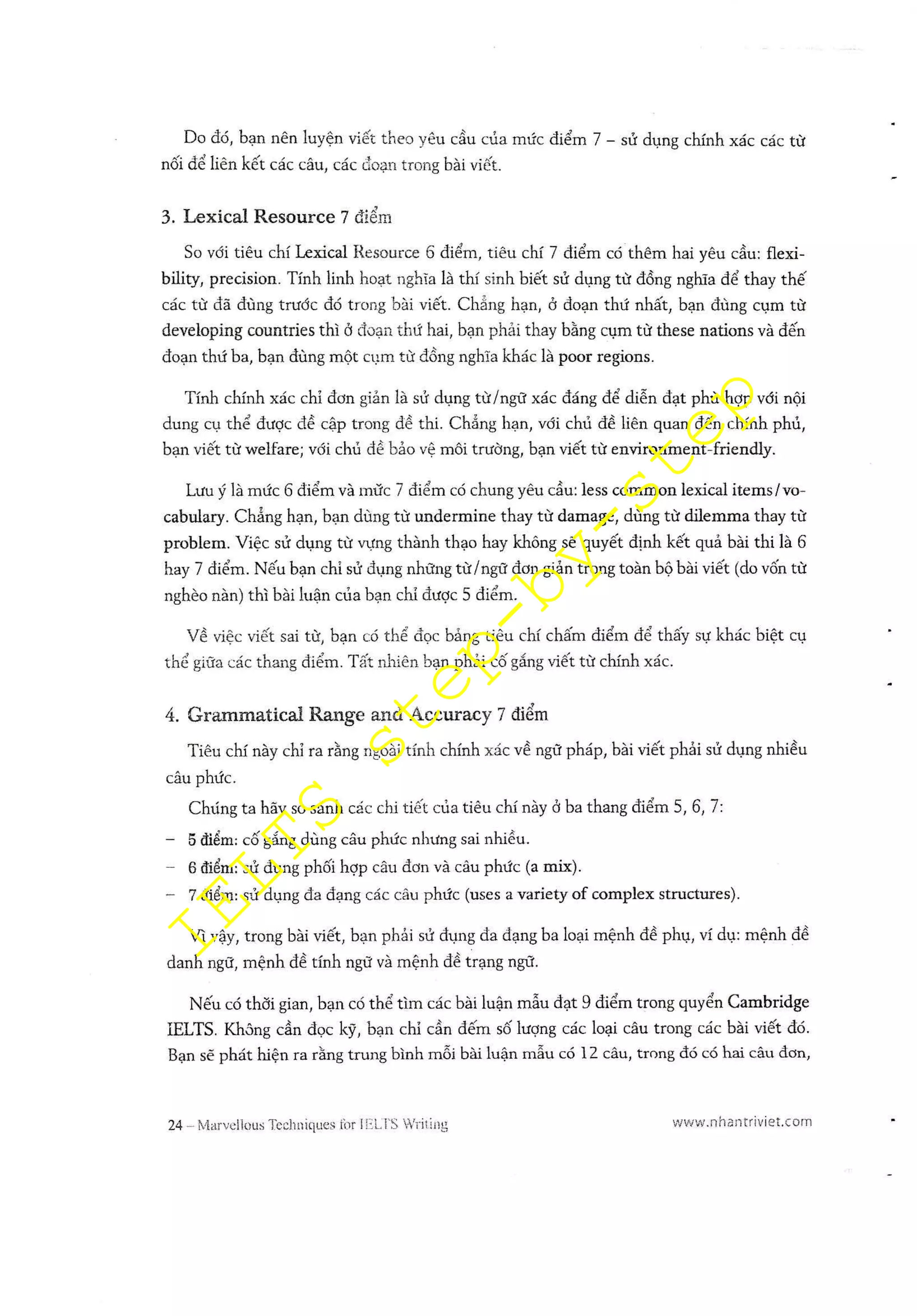 Marvellous techniques for ielts writing | PDF