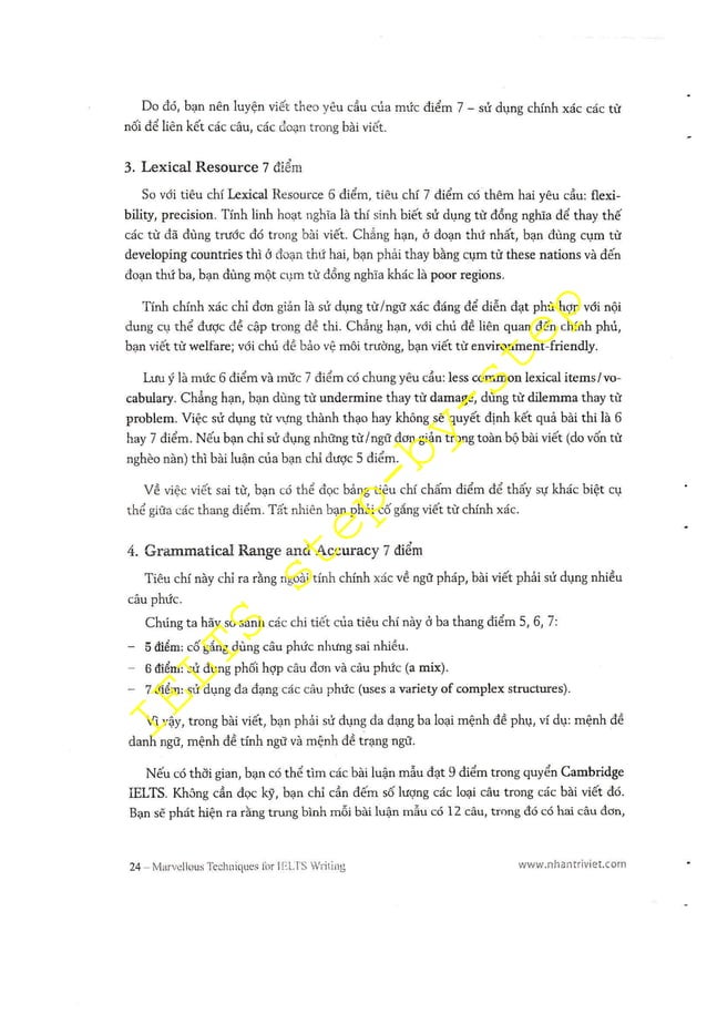 Marvellous techniques for ielts writing | PDF