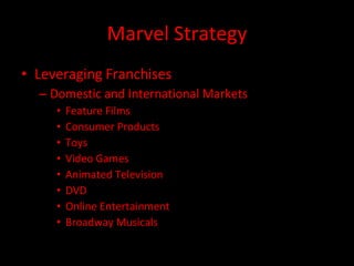 Marvel Financial Presentation | PPT | Business Accounting & Finance ...