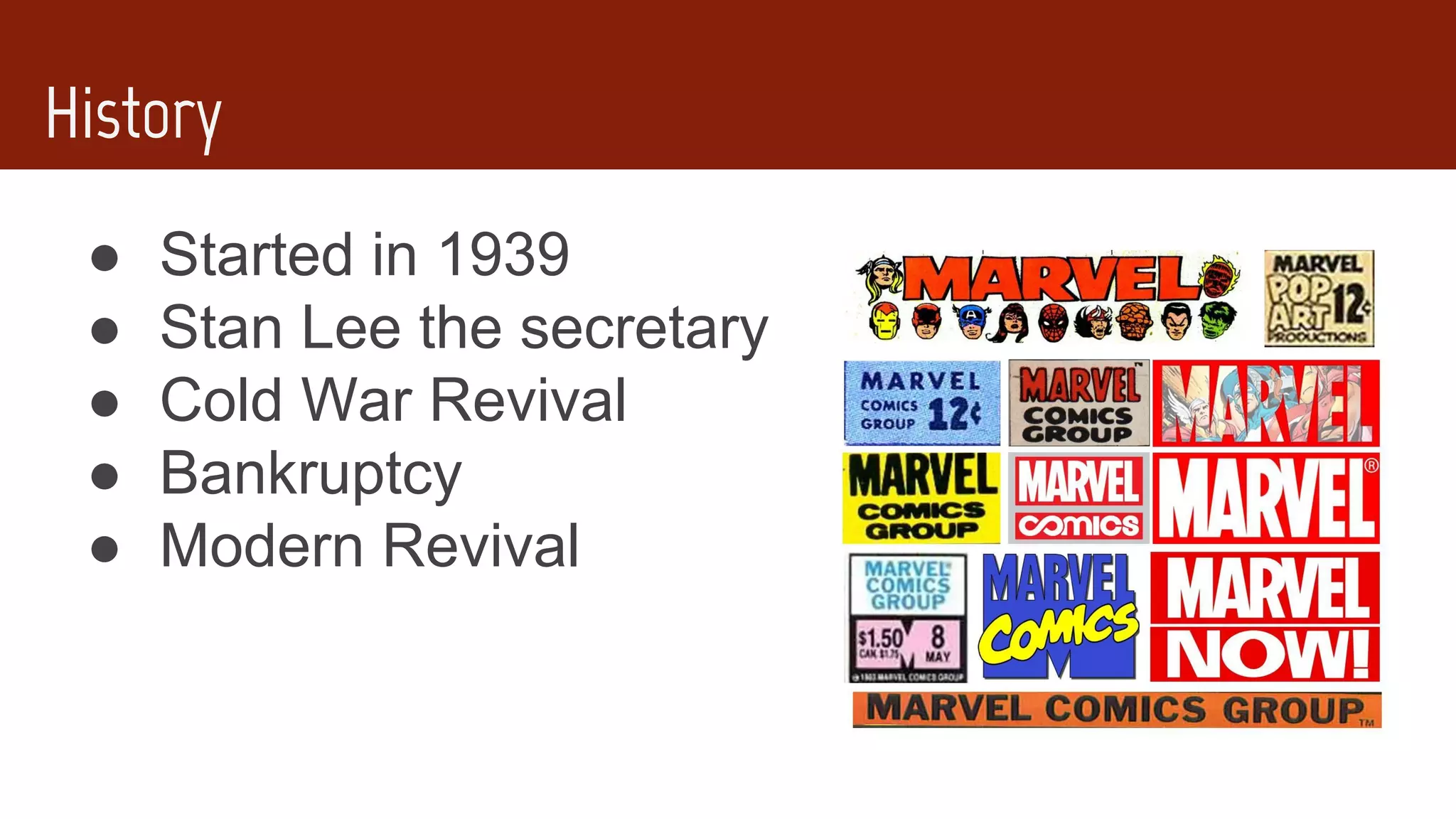 Marvel presentation | PDF