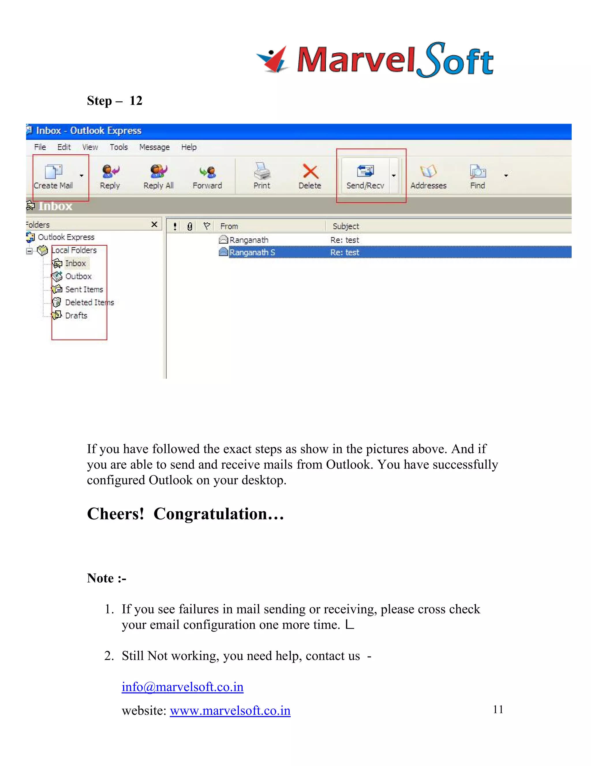 MarvelSoft email hosting guide | PDF