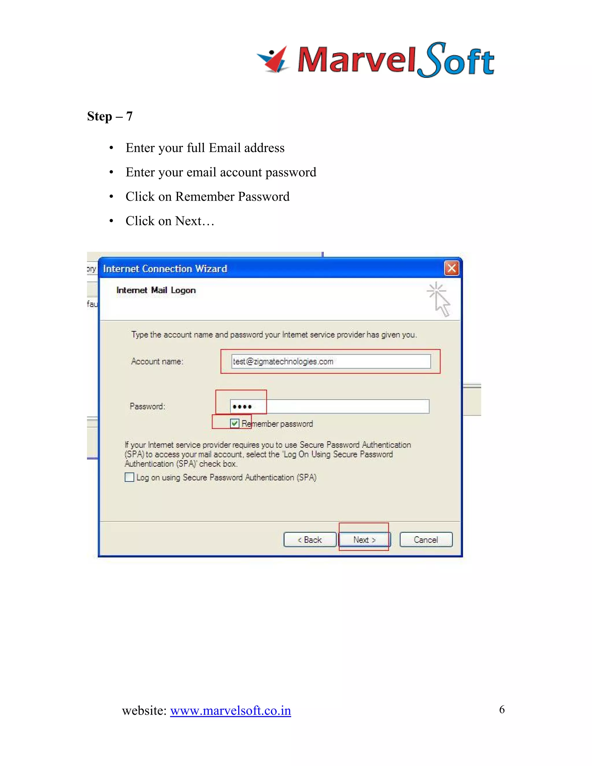 MarvelSoft email hosting guide | PDF