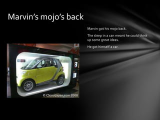 Marvin and the machines | PPTX | Food & Drink