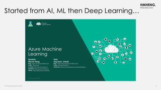 AI/ML/DL: Introduction to Deep Learning with Cognitive ToolKit | PDF ...