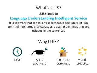 AI: Together We Make World Smarter With LUIS | PPT