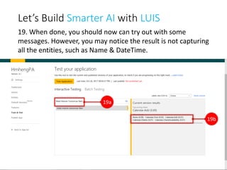 AI: Together We Make World Smarter With LUIS | PPT