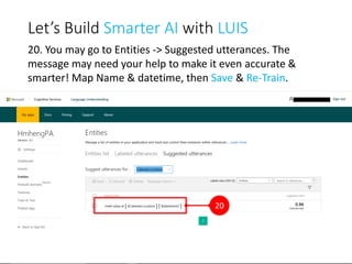 AI: Together We Make World Smarter With LUIS | PPT