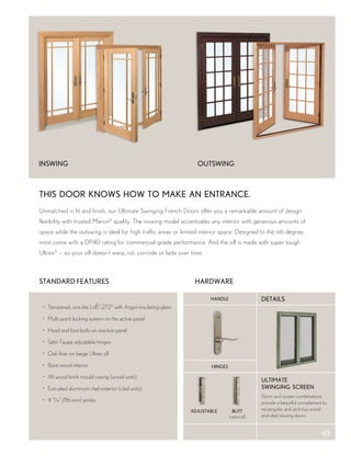 Marvin Windows and Doors Product Catalog | PDF