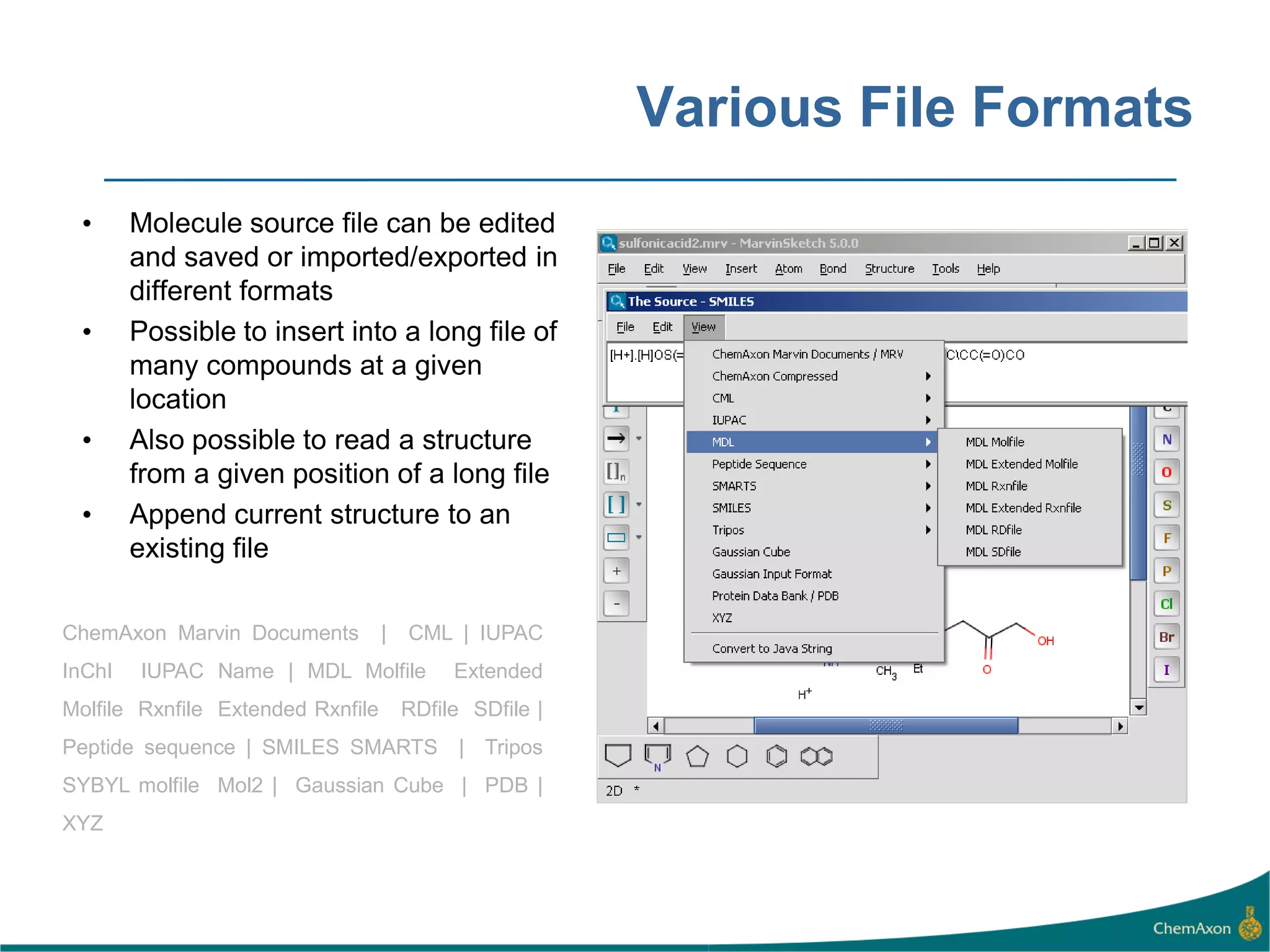 MarvinSketch and MarvinView: Tips And Tricks: US UGM 2008 | PDF