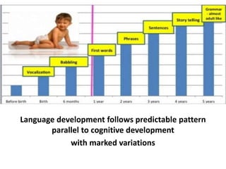 Language developmental milestones | PPSX