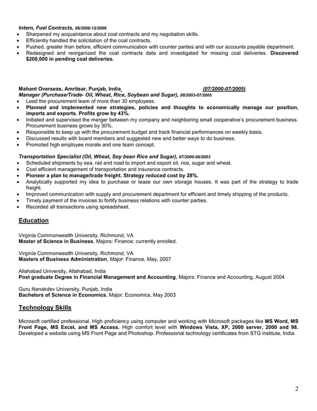 Marwaha Resume | PDF