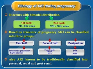 acute kidney injury during pregnancy, challenges in diagnosis and ...