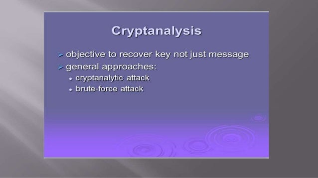 Cryptanalysis 101