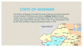 marwar, a beautiful and scenic region of india | PPTX