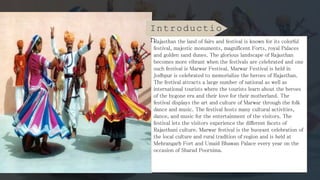 Marwar festival | PPT